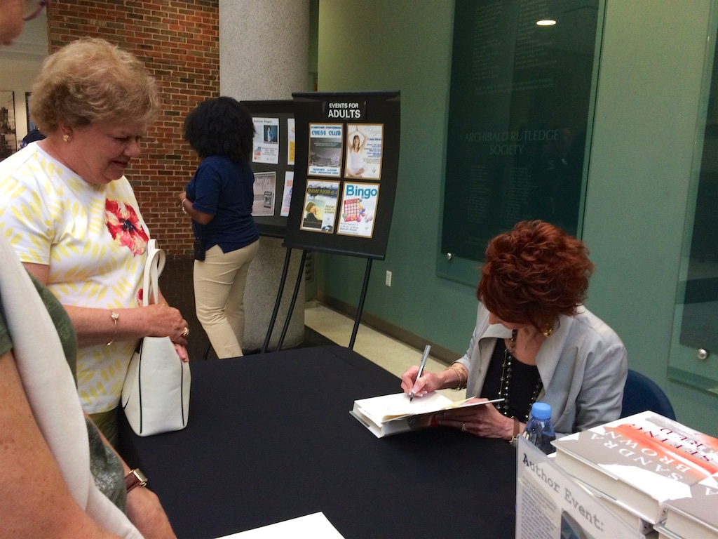 Sandra Brown Book Signing, August 16, 2017